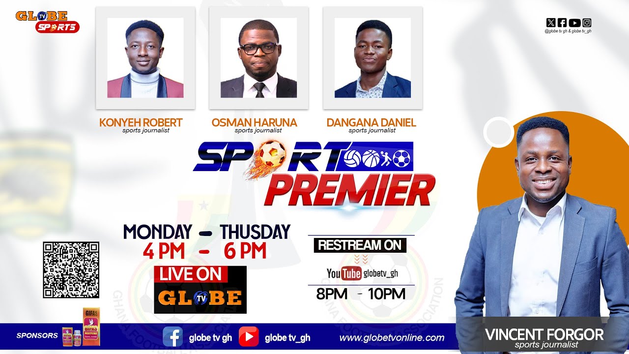 | WATCH | GLOBE TV RESTREAMSPORTS PREMIER RESTREAM: | Host: VINCENT ...