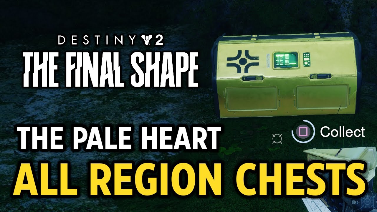 The Pale Heart - All 9 Region Chest Locations Guide - Destiny 2 - YouTube