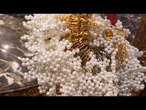 İnci kar tanesi anahtarlık yapımı#diy #anahtarlık #kartanesi