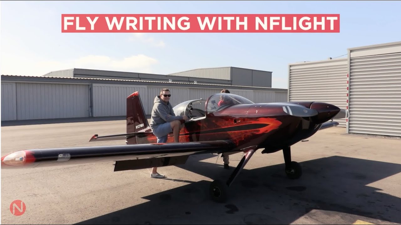 Fly Writing with NFlight Technology - Use ADSB Recordings and Get Creative - YouTube