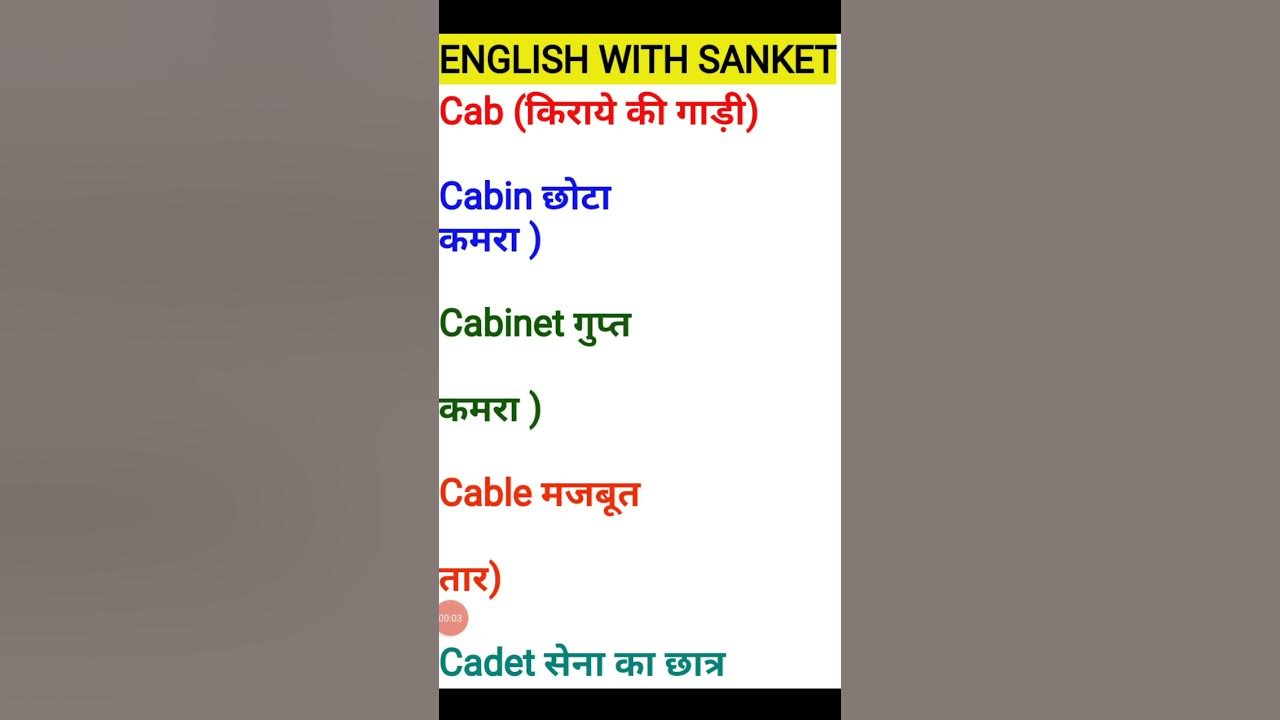 Most Common Word Meaning In Hindi word Meaning shorts youtubeshorts most-common-word-meaning-in-hindi-word-meaning-shorts-youtubeshorts