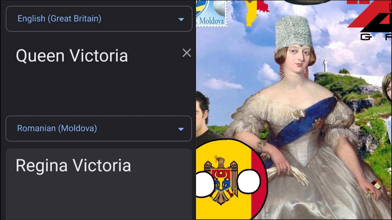 Queen Victoria in different languages meme - YouTube