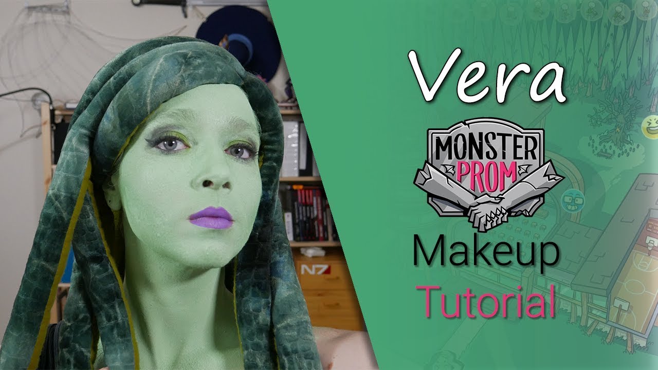 Monster Prom Vera Make Up Tutorial - YouTube