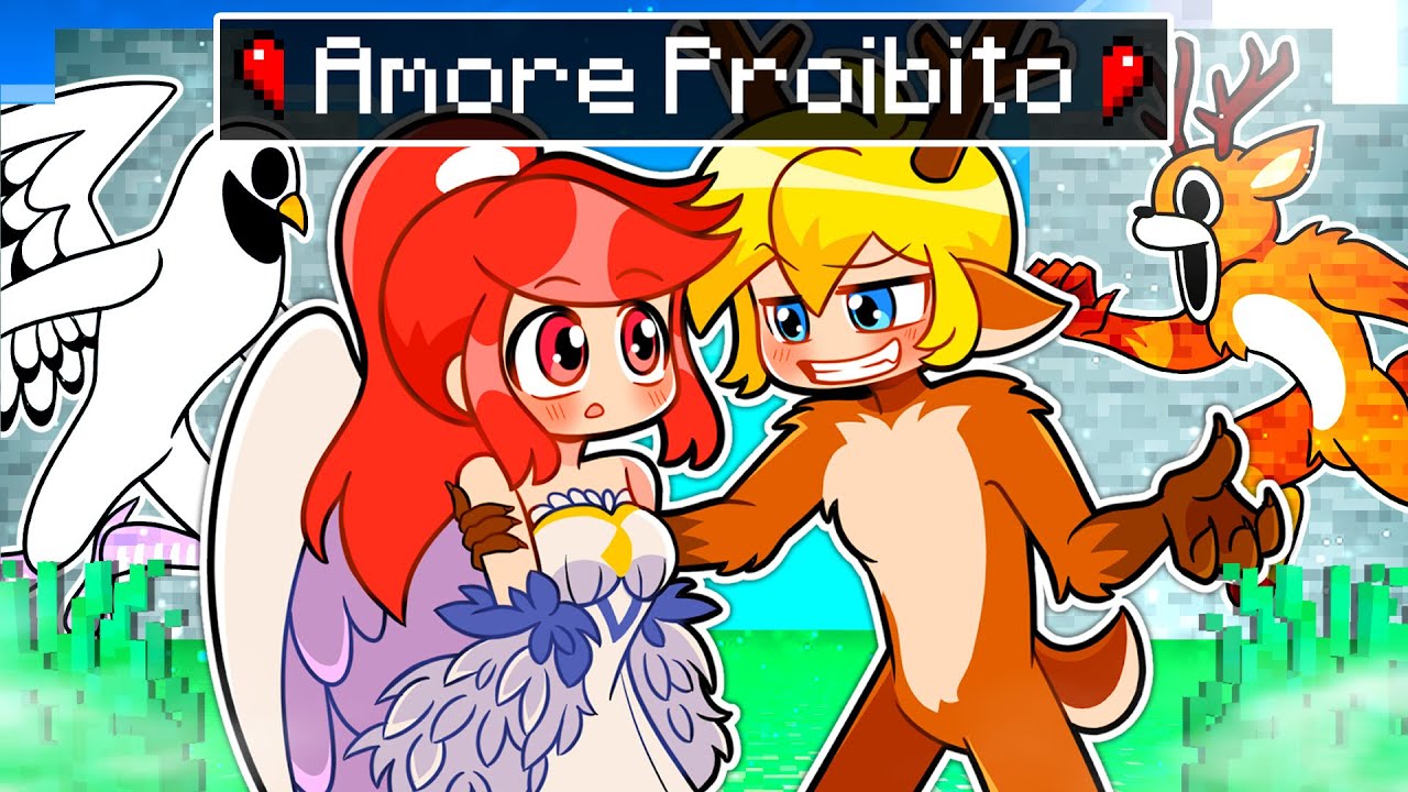 CERVO e GUFO 99 NOTTI AMORE PROBITO SU MINECRAFT!! - YouTube