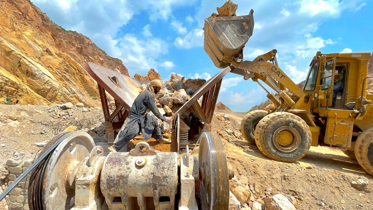 Full 4K Process: Big Rock Crusher “ A Giant In Action: Big Rock ...