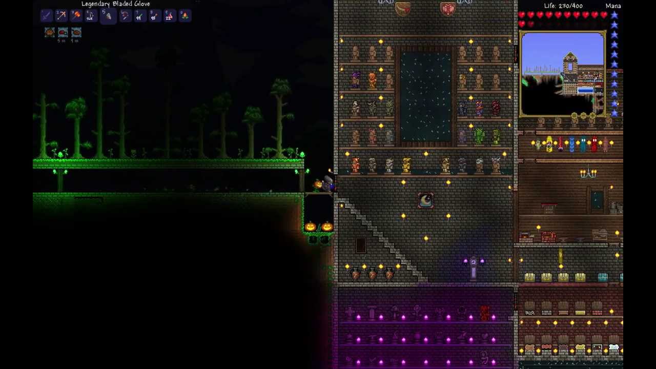 Terraria Alien costume plus fastest weapon in the game! - YouTube