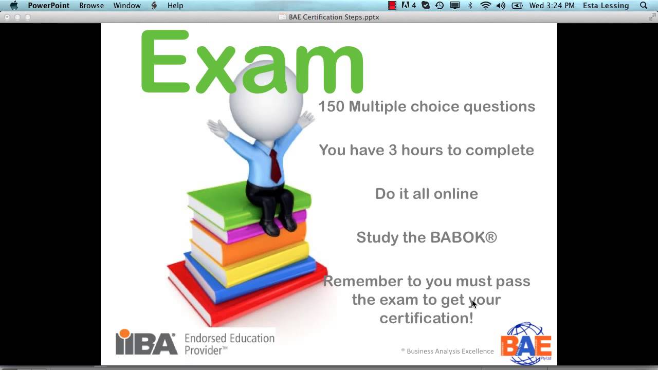 IIBA Certification Process - Overview of IIBA Business Analysis ...