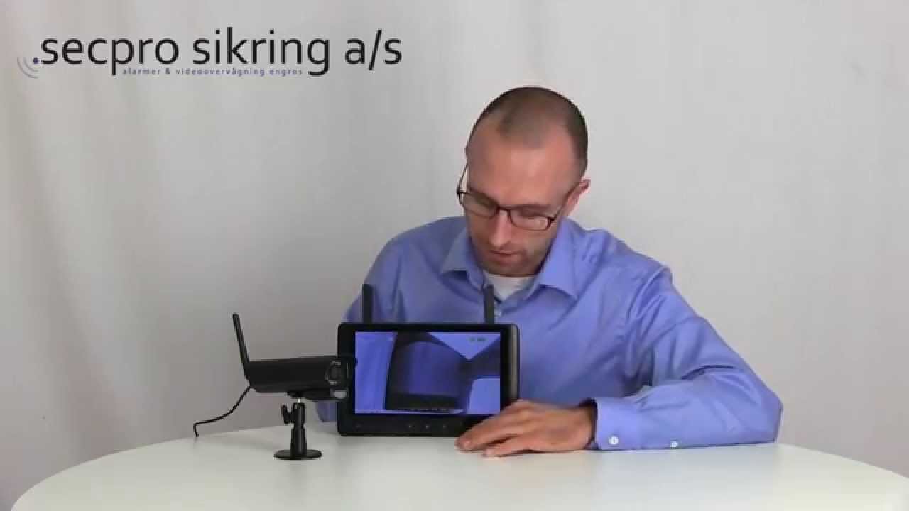 Præsentation af trådløs videoovervågningssæt SV-5200 - YouTube