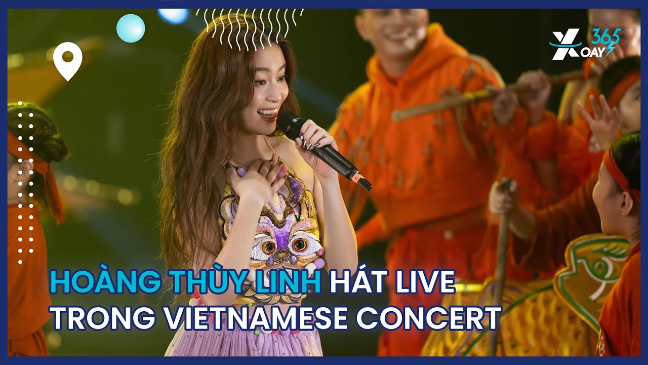 Hoàng Thuỳ Linh thể hiện giọng hát tại sân khấu Vietnamese Concert ...