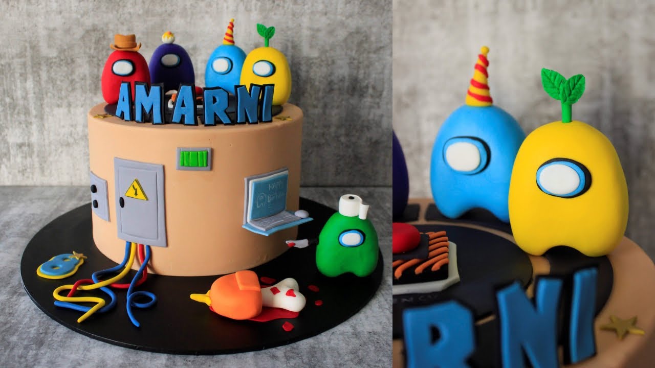 TORTA DE AMONG US | Fiorella Cake - YouTube