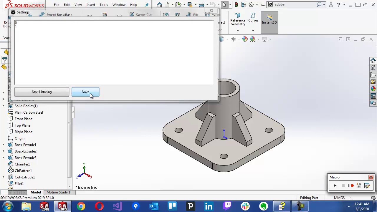 Command Blocker Block And Override Commands With The Solidworks Api Youtube 7269