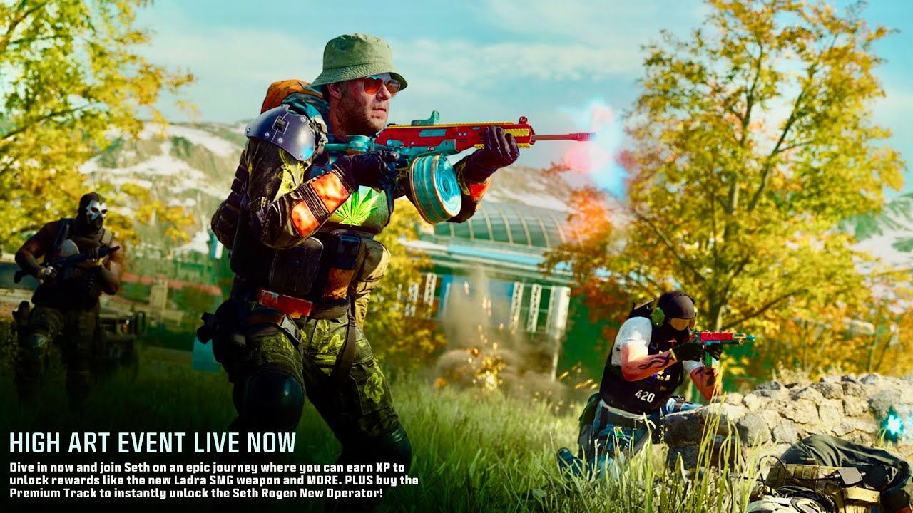 High Art Event in Seth Rogan skin #warzone #callofduty - YouTube