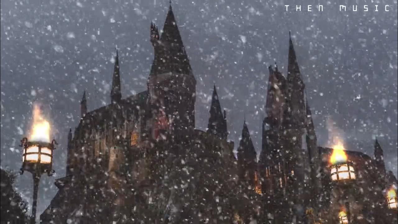 Snowy Christmas at Hogwarts | Harry Potter ASMR & Ambience | Then Music - YouTube