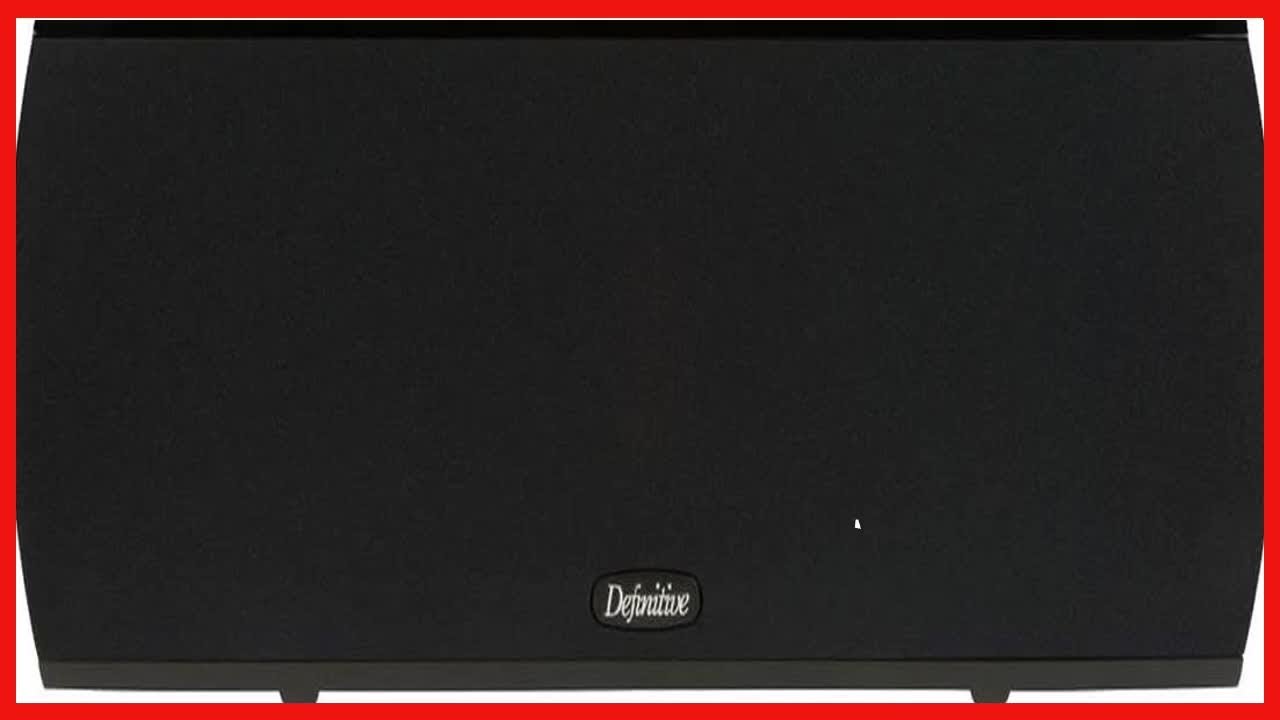 Definitive Technology Procenter 1000 Compact Center Speaker (Single ...