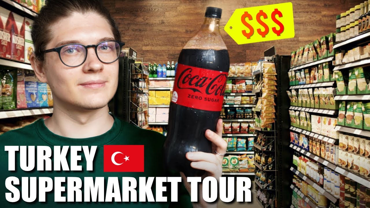 Turkey Grocery Tour (not what I expected) - YouTube