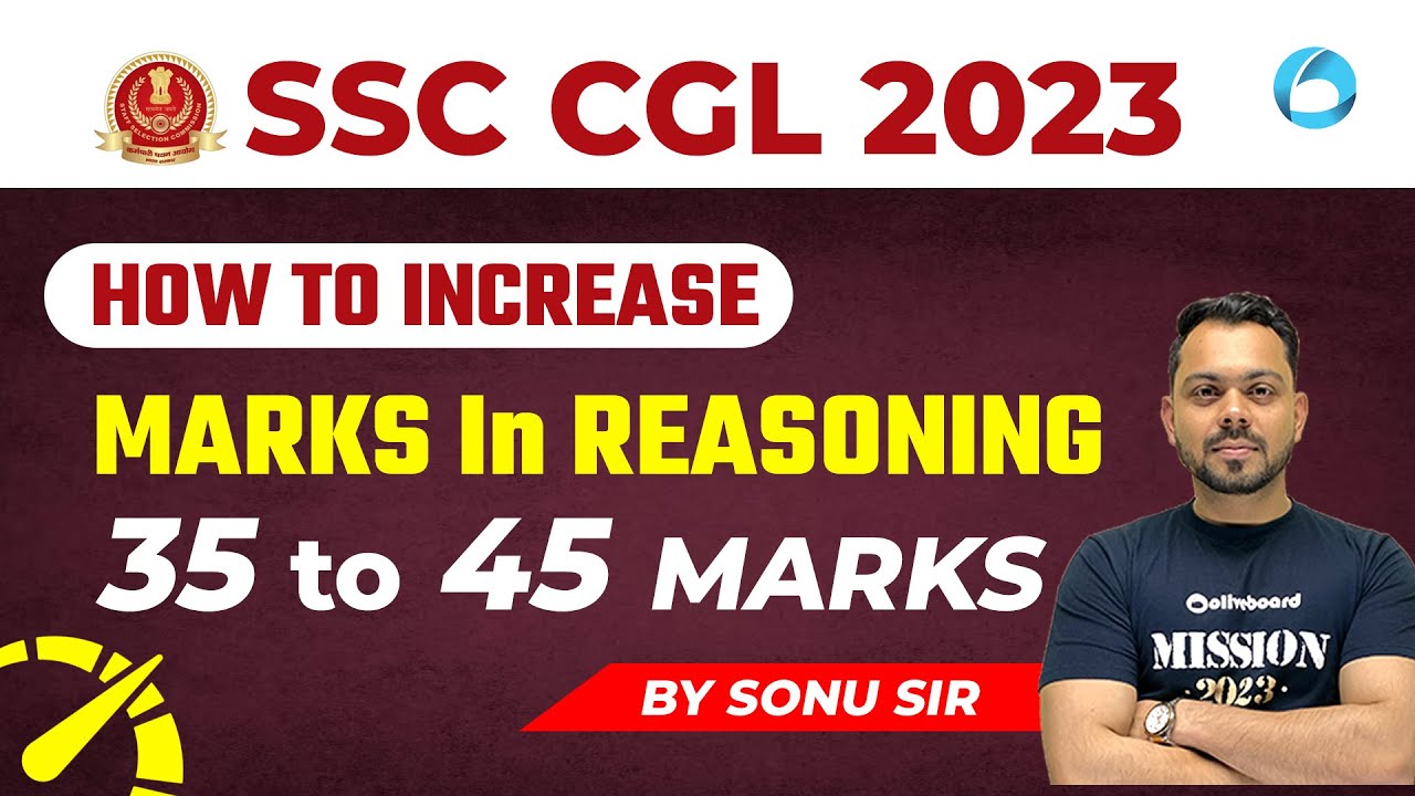 SSC CGL 2023 Reasoning | SSC CGL 2023 Reasoning Strategy | Reasoning By ...