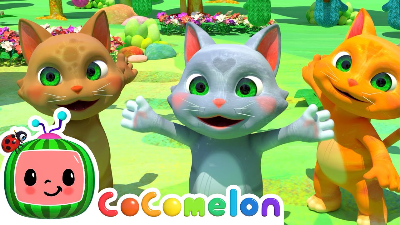 Three Little Kittens! | CoComelon Furry Friends | Animals for Kids ...