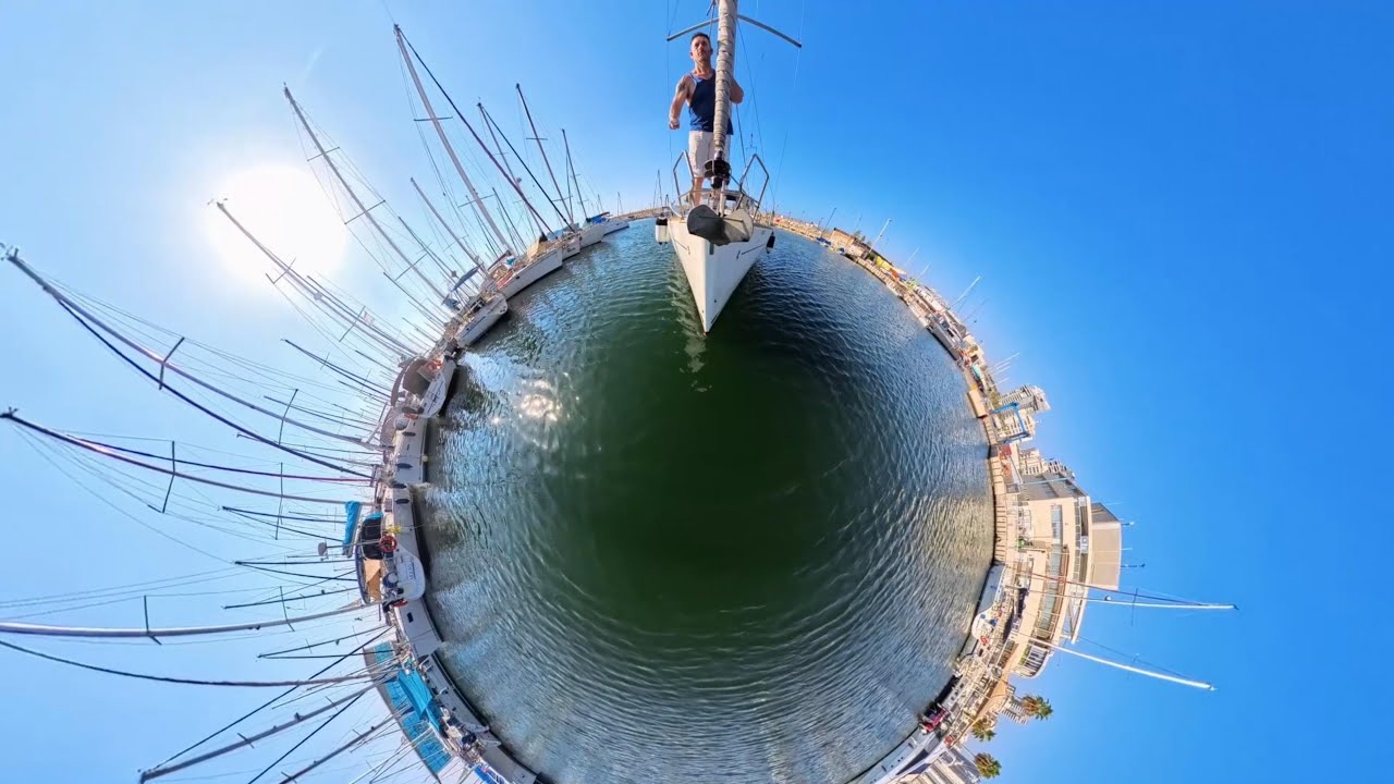 FPV Flight & Insta360- Israel - Ashdod - Serenity Yacht - YouTube