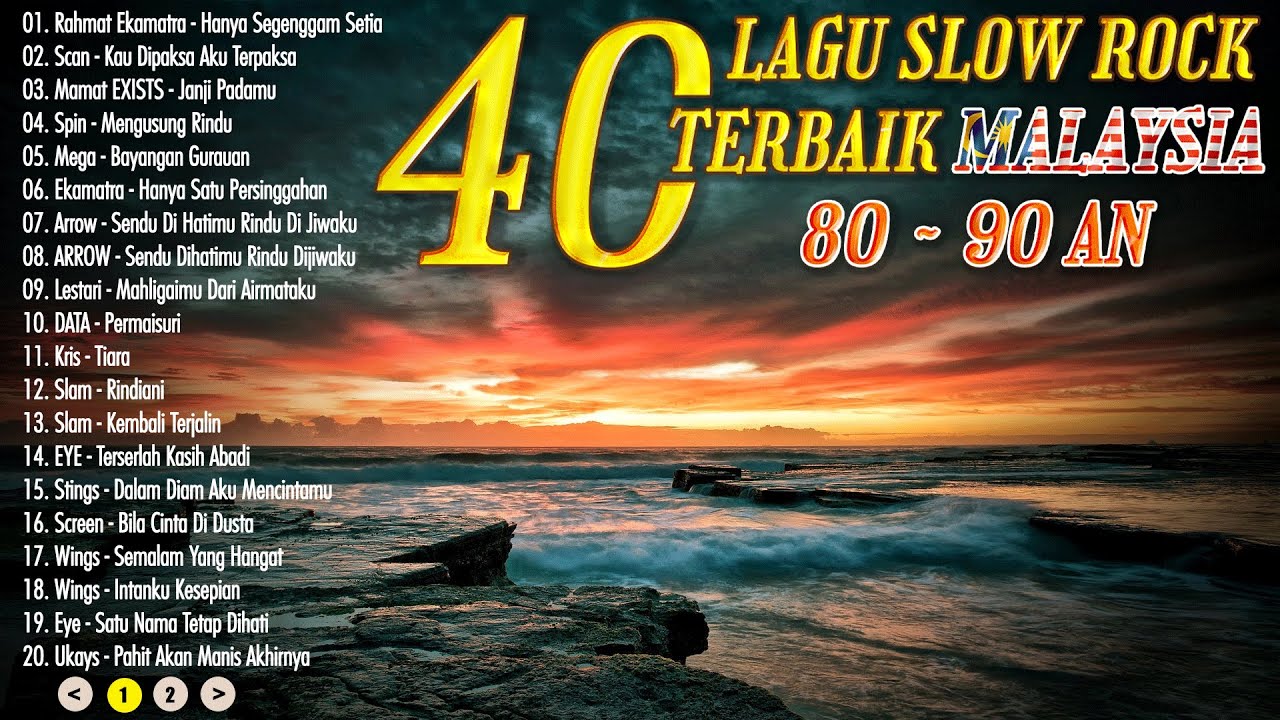 Lagu Rock Jiwang 90an Terbaik - Lagu Ni Penuh Memori - Slow Rock ...