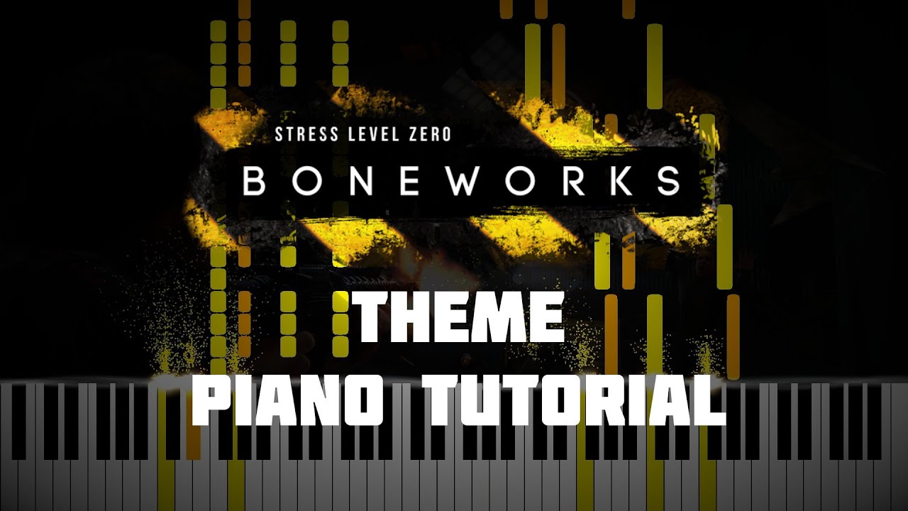 Bone Theme (Boneworks OST) Piano Tutorial + Sheet Music - YouTube