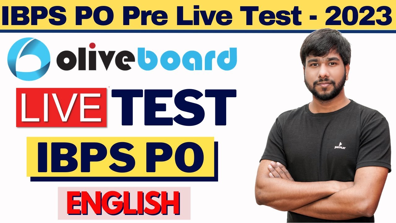 IBPS PO LIVE TEST 2023 | Oliveboard | Complete Live Solution | English ...