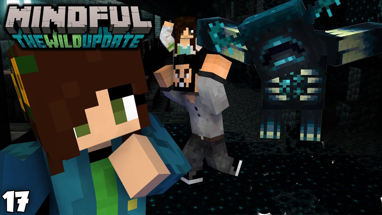 Blue Nether Tunnel & Warden Chaos | Mindful SMP S5 | Minecraft | 17 ...