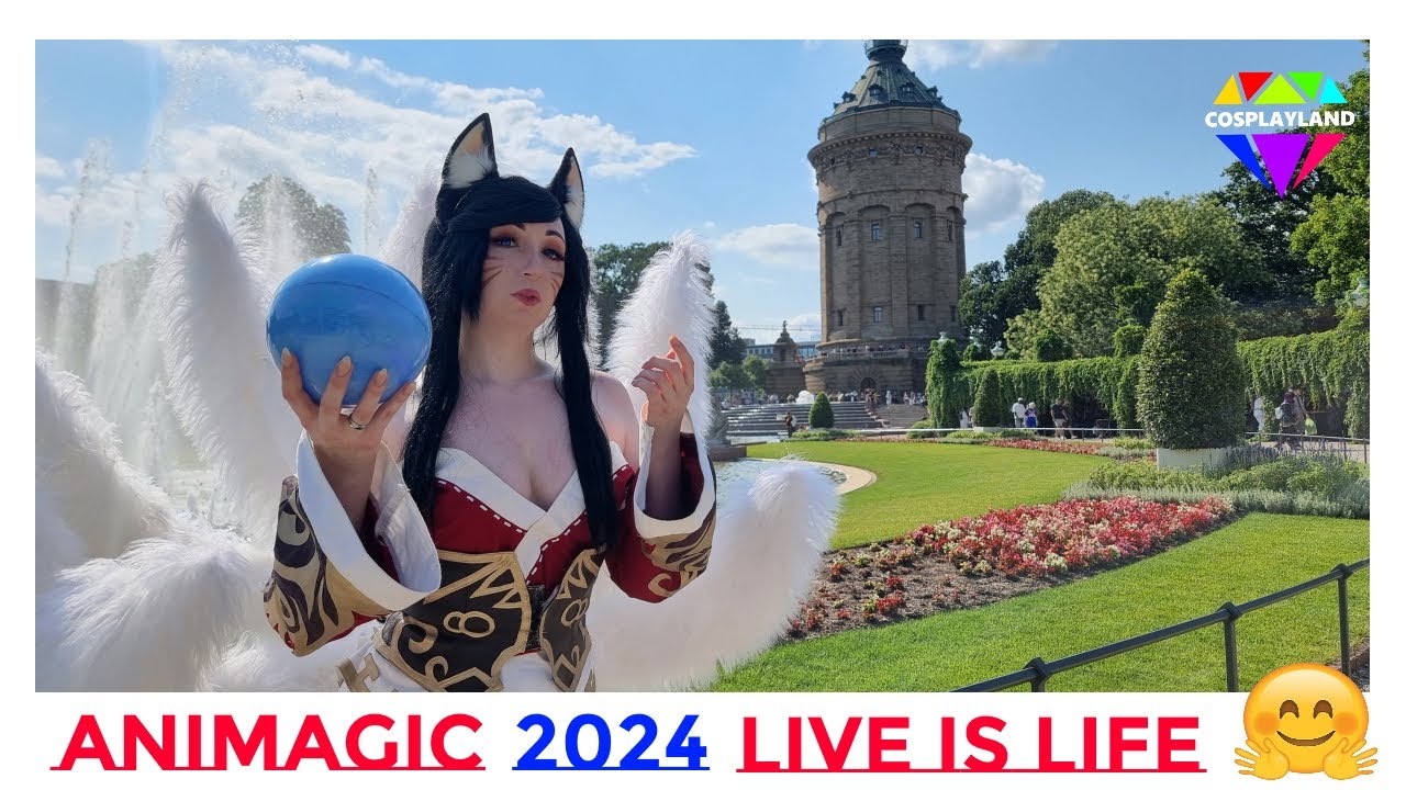 Animagic 2024 - Live is Live / Cosplay, Katzen, Wasserturm Mannheim & Riesenspaß mit ...