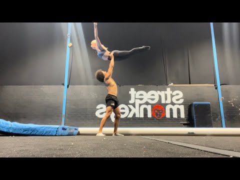 attempting to become an acro lift duo ep.4 - YouTube