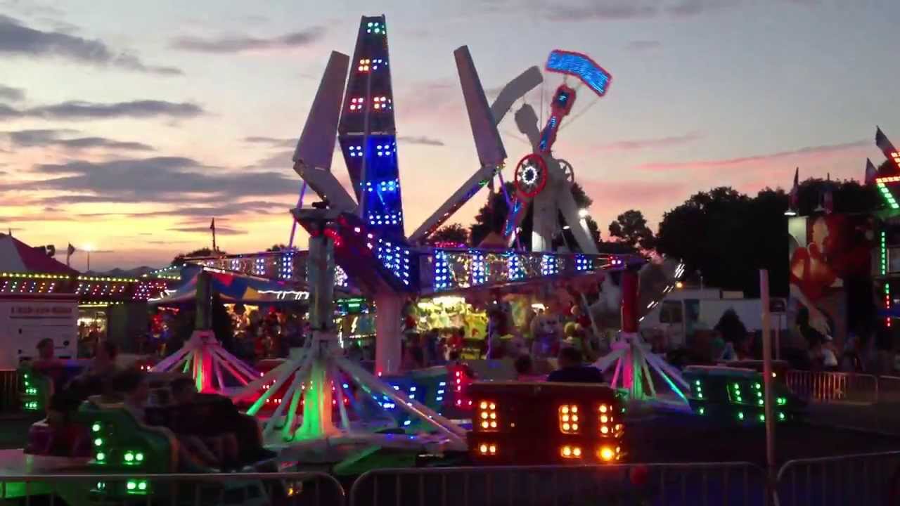 2013 Mighty Midway at the Minnesota State Fair Sizzler and Kamakaze ...