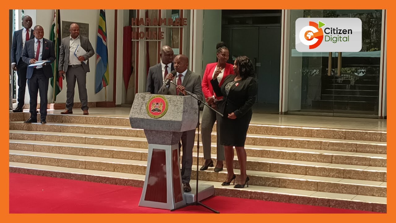 Interior CS Kithure Kindiki's update on progress made in the first 100 ...