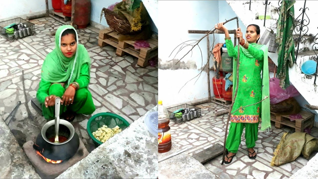 Indian village woman cooking food || VILLAGE LIFE OF INDIA || RURAL ...