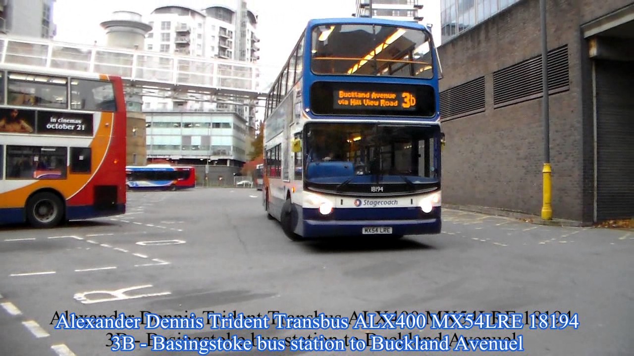 Half hour at Basingstoke bus station - YouTube