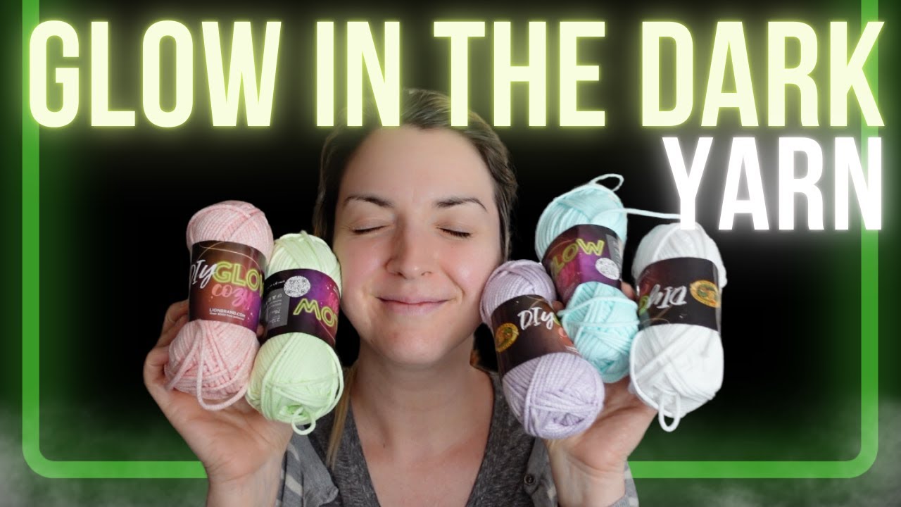Glow DIY Cozy Yarn from @LionBrandYarn - Glow in the Dark Yarn | Yarn ...