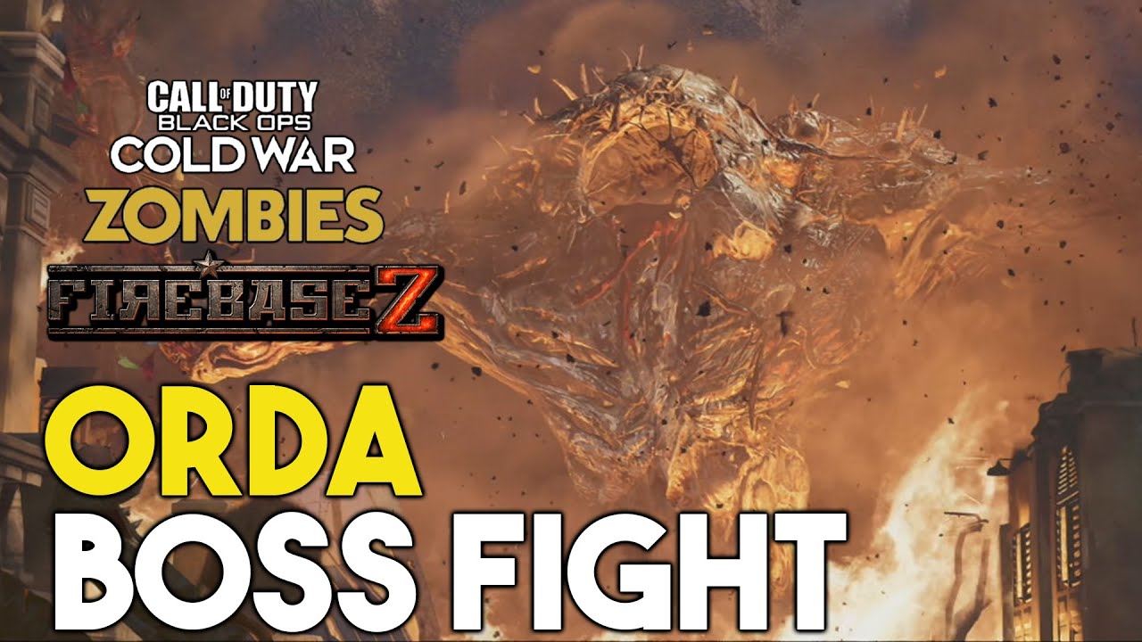 Call Of Duty Cold War Zombies Firebase Z Orda Final Boss Fight - YouTube