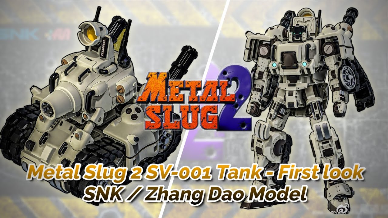 Metal Slug 2 SV-001 Tank - First look - SNK / Zhang Dao Model - YouTube