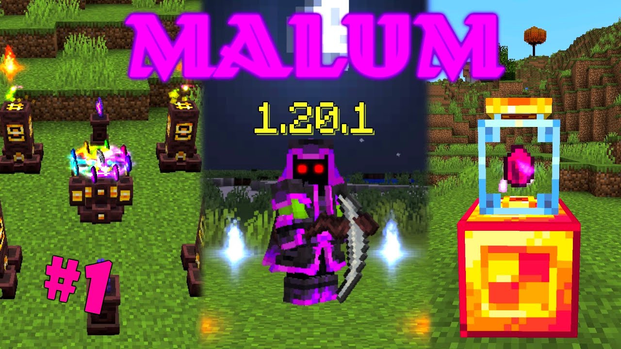 Malum 1.20.1 #1 | Обзор Мода | Основы Магии Духов!!! - YouTube