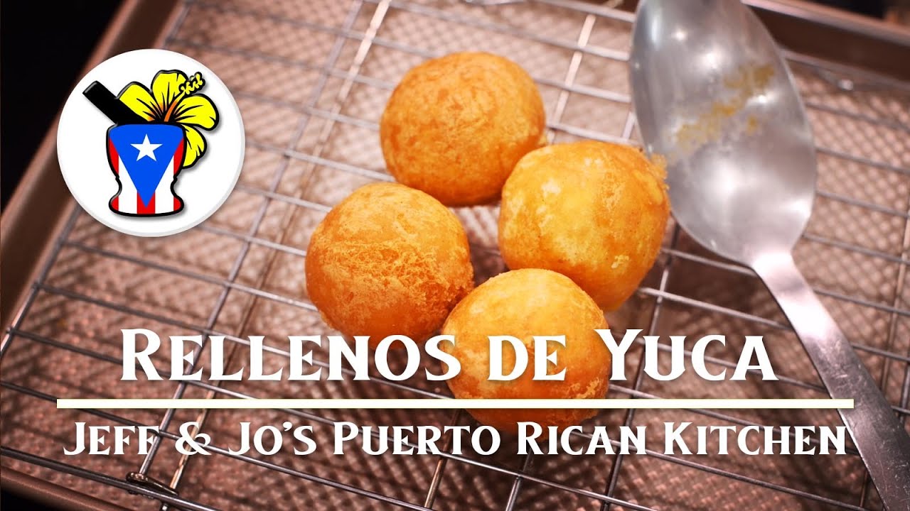 How to make Rellenos de Yuca (Yuca Rellena con Carne / Yuca Fritters ...