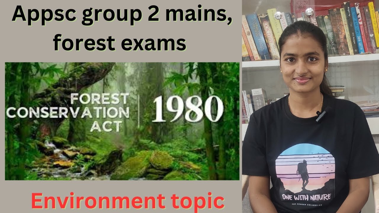 Forest conservation Act, 1980 | appsc group 2 mains |forest exams # ...