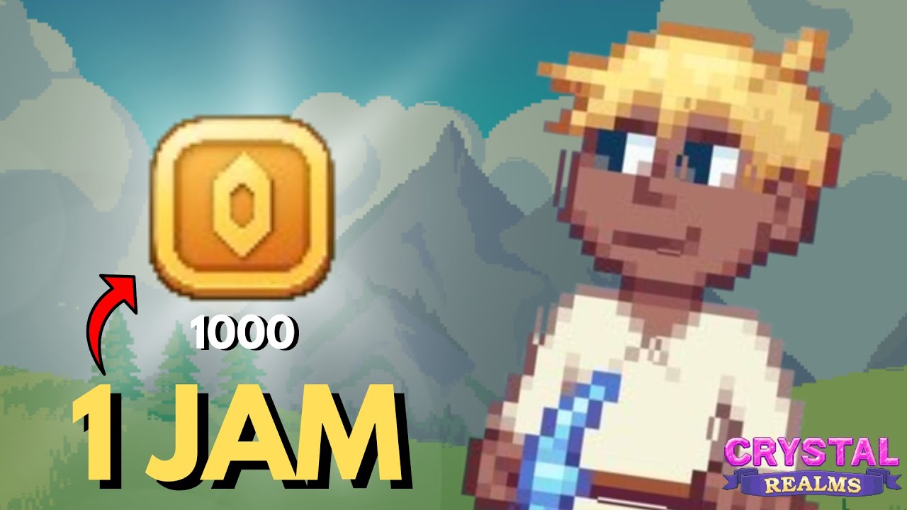 SATU JAM BISA DAPET 1.000 REALMS TOKEN LEBIH !! - Crystal Realms - YouTube