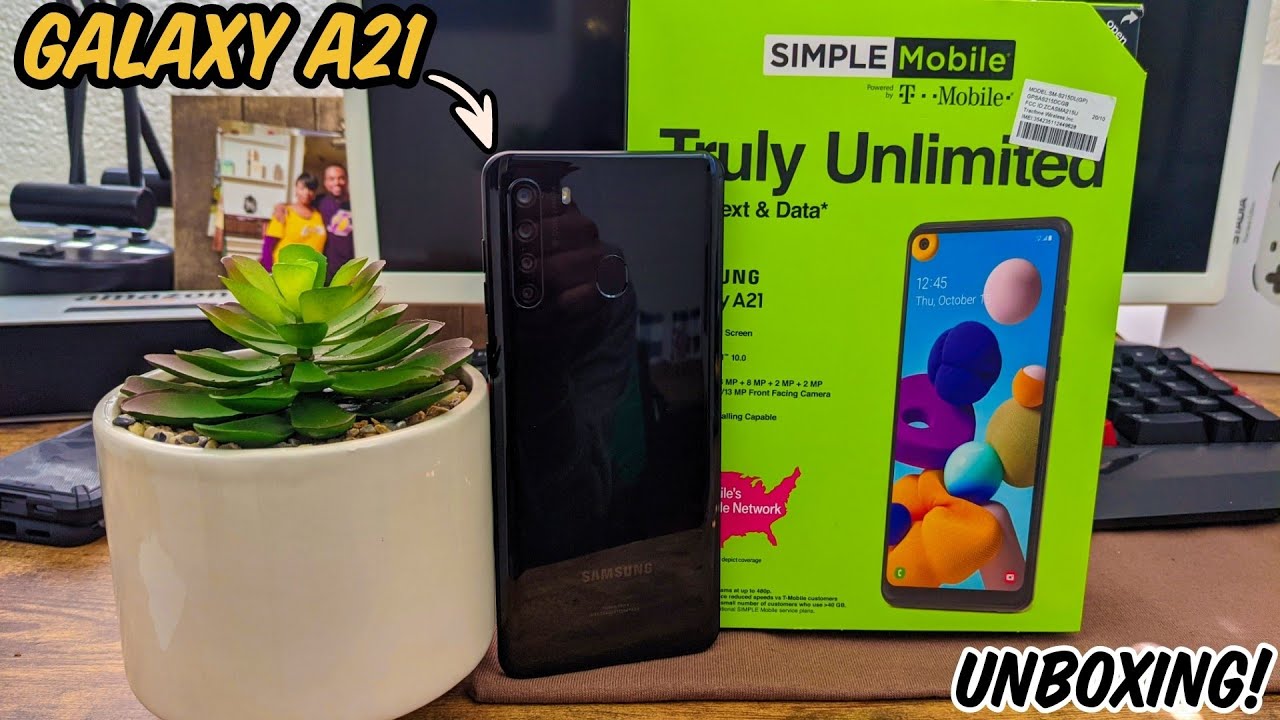 Samsung *GALAXY* A21 Unboxing! - YouTube