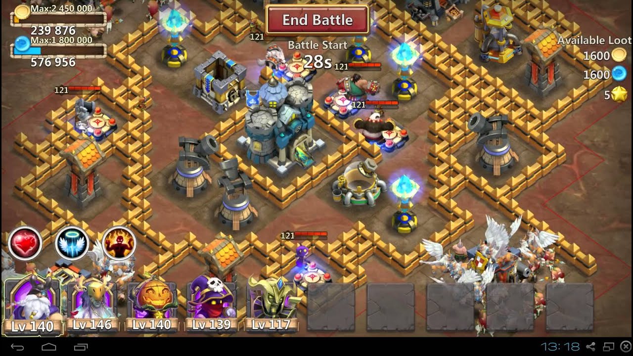 Castle Clash Spirit mage and Minotaur/Mino Review - YouTube