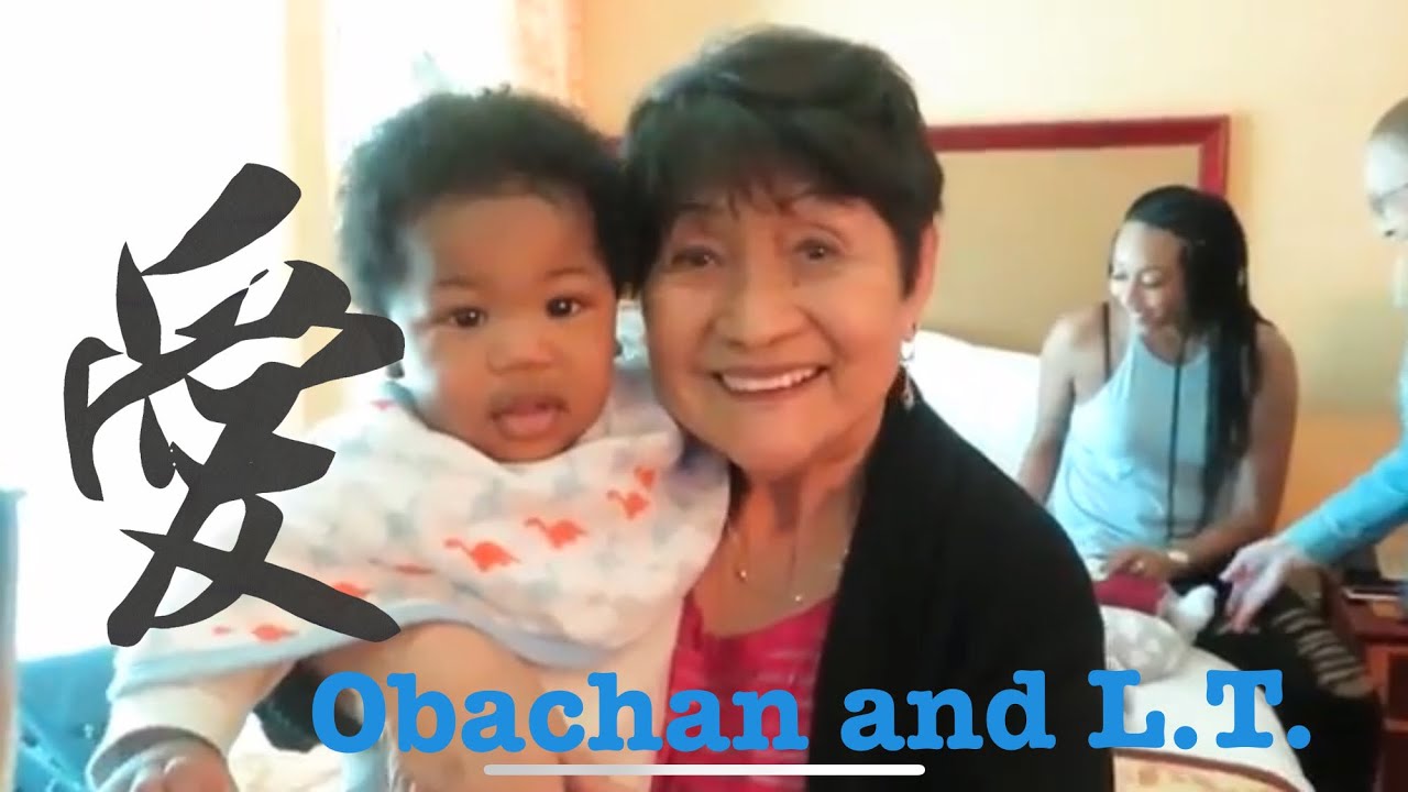 Obachan Teaches Great Grandson Japanese!! Kawaii!!! - YouTube