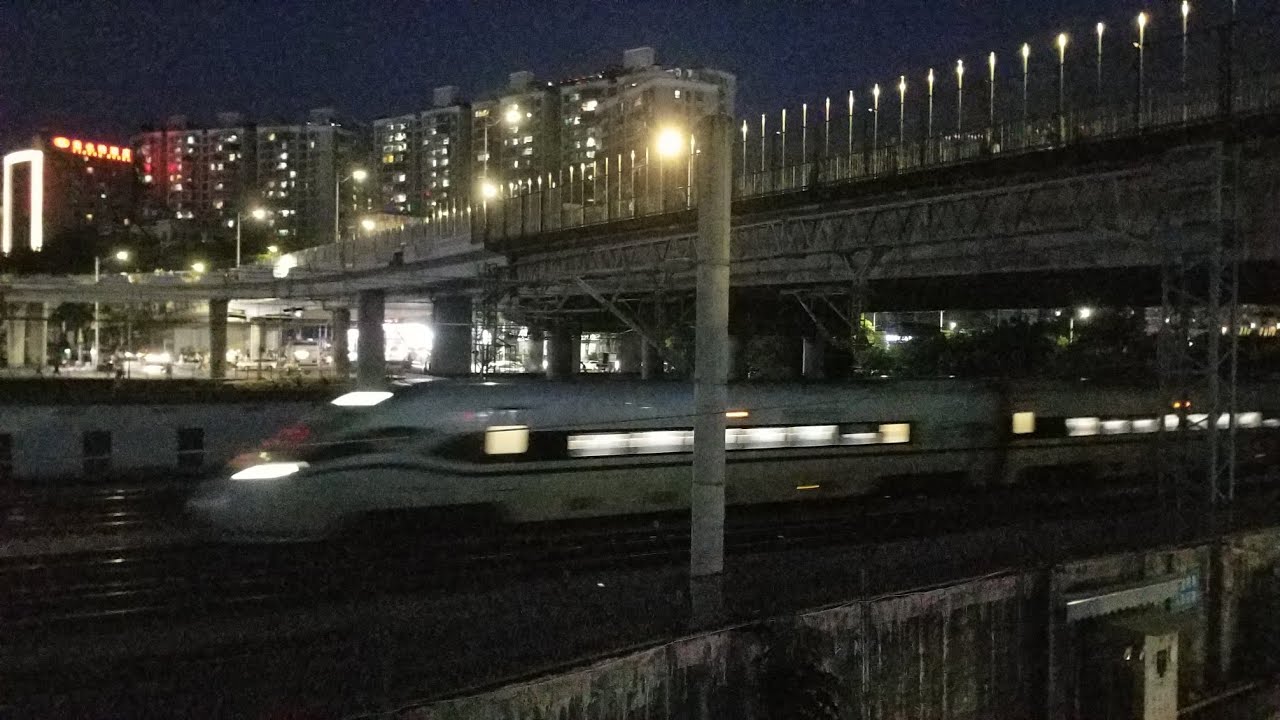 CRH1A-A-1250+CRH1A-A-1233 D7312次(深圳站-潮汕站)通過深圳東站 - YouTube