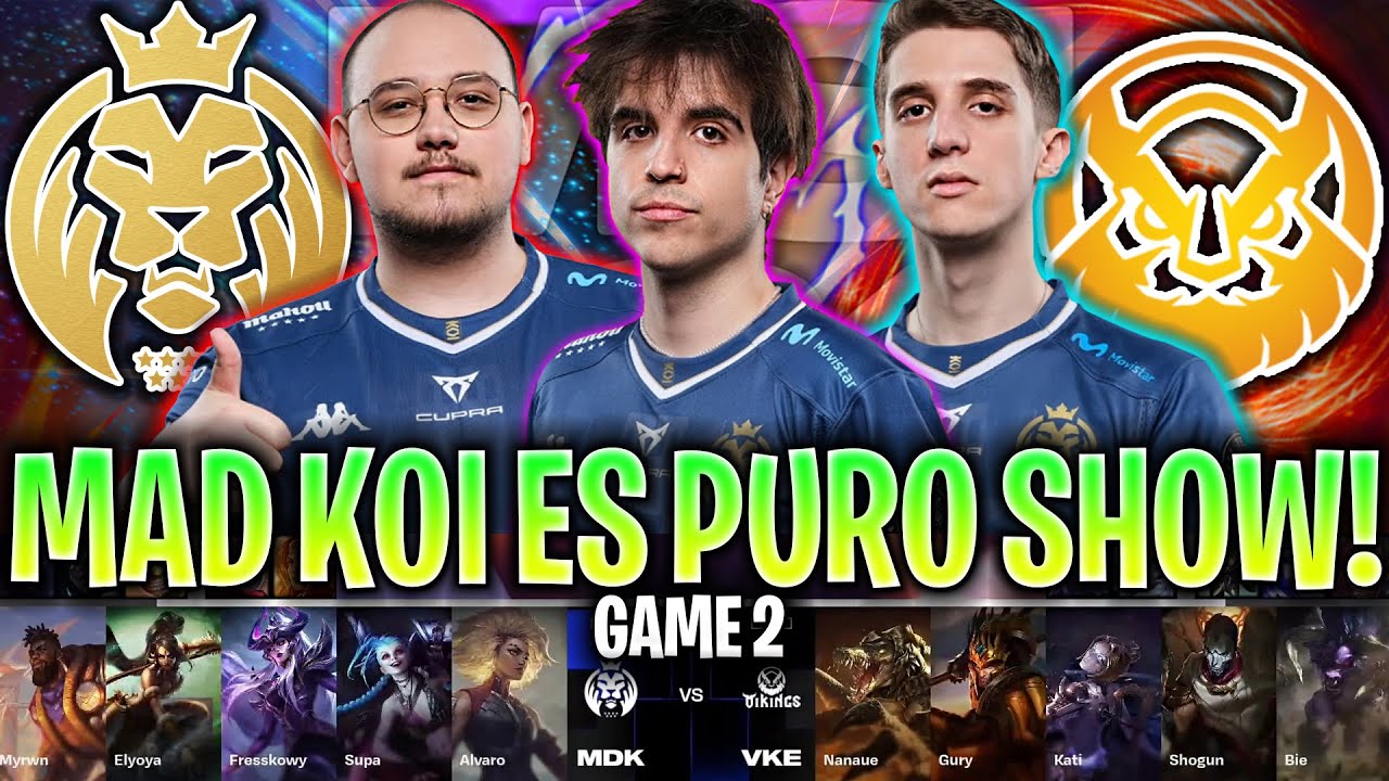 VER A ESTE MAD KOI ES PURO SHOW! *BRUTAL* | MDK vs VKE Game 2 RESUMEN ...