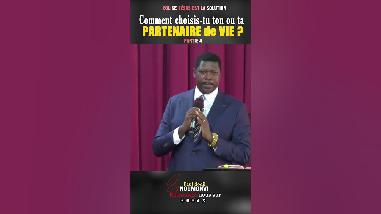 COMMENT CHOISIS TU TON/TA PARTENAIRE DE VIE? PARTIE4 - YouTube