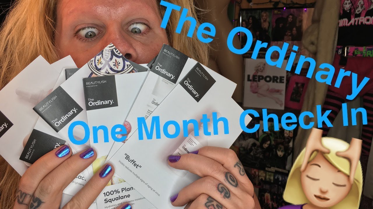 The Ordinary One Month Check In - YouTube