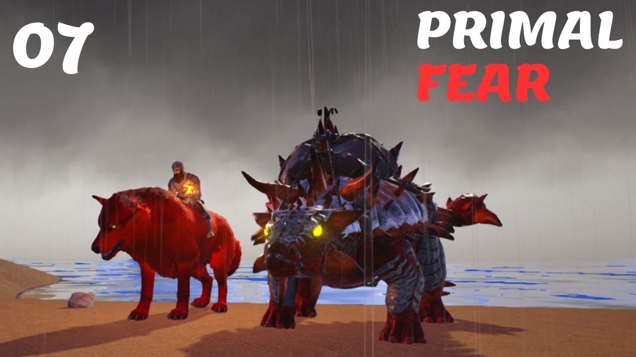ARK ALPHA DIRE WOLF & ALPHA ANKYLO TAME ARK PRIMAL FEAR - YouTube