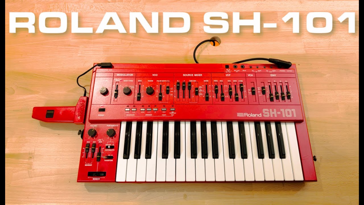 ROLAND SH 101 (SERIAL NO. 00002) DEMO - YouTube