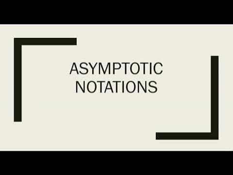 Asymptotic Notations | Design & Analysis of Algorithms - YouTube
