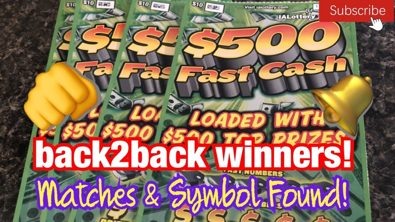 $500 FAST CASH | 4 TICKETS SESSION | MATCHES & SYMBOL FOUND 👊😁 - YouTube